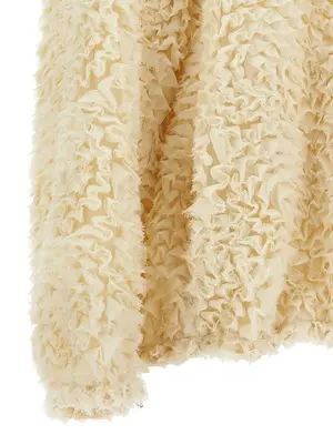 Herno Mini Ruffle Tulle Jacket