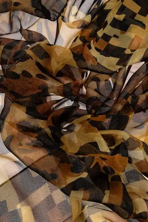 Moschino Geometric Printed Scarf