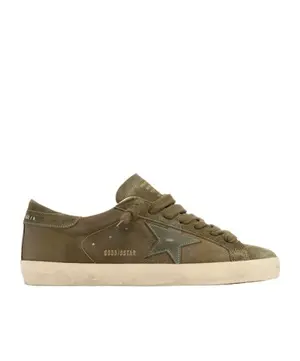 GOLDEN GOOSE Super Star Suede Sneakers - Brown