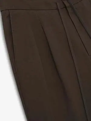 Fear Of God Pleated Loose Fit Trousers - Brown