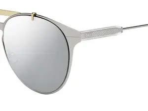 Dior Silver Logo Aviator Sunglasses