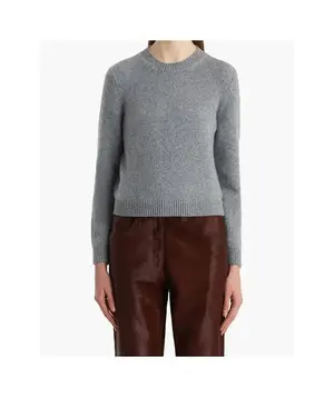Khaite Leta Cashmere Pullover - Fog
