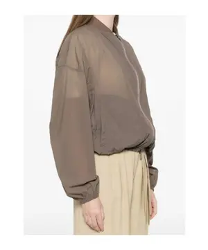 Herno Zip Fastening Bomber Jacket - Gray