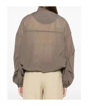 Herno Zip Fastening Bomber Jacket - Gray