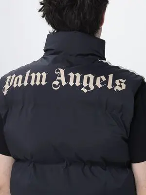 Palm Angels Classic Logo Track Down Vest - Black