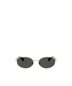 Burberry Round Frame Sunglasses - Black