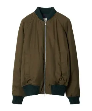 Burberry Checked Zipped Reversible Bomber Jacket
