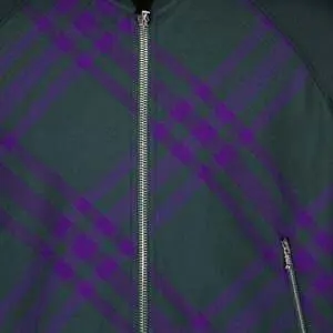 Burberry Checked Zipped Reversible Bomber Jacket