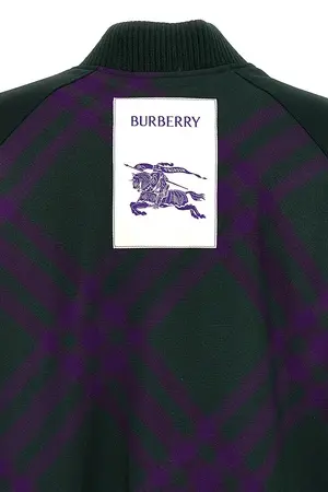Burberry Checked Zipped Reversible Bomber Jacket