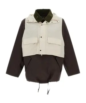 Barbour X Kaptain Sunshine Transport Smock Casual Jacket - Black