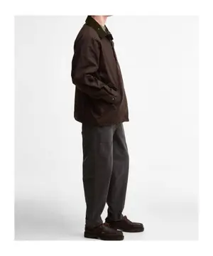 Barbour X Kaptain Sunshine Transport Smock Casual Jacket - Black