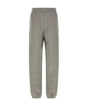 Attico Embroidered Logo Sweatpants - Gray