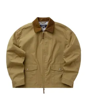 Comme Des Garçons Corduroy Collar Zip Pocket Jacket - Green