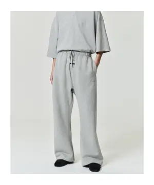 Fear Of God Embroidered Drawstring Trousers - Gray