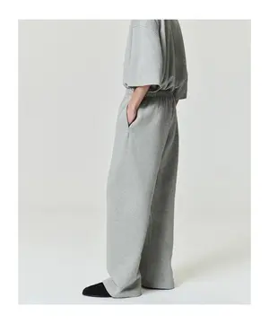 Fear Of God Embroidered Drawstring Trousers - Gray