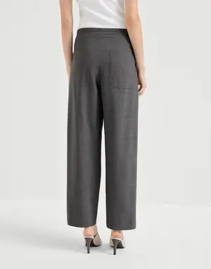 Brunello Cucinelli Tailored Drawstring Trousers - Black