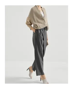 Brunello Cucinelli Tailored Drawstring Trousers - Black