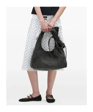 Marc Jacobs The Sack Bow Shoulder Bag - Black