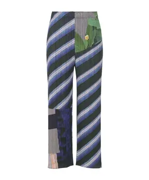 Issey Miyake City Collage Pleated Trousers