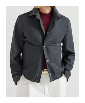 Brunello Cucinelli Snap-front Short Coat
