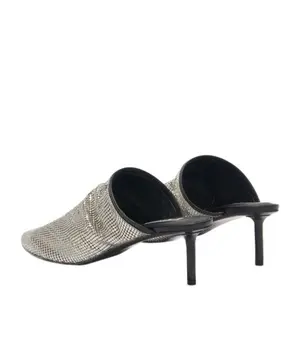 JIL SANDER Sequin-mesh Mules