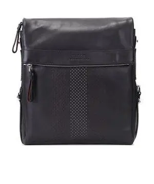 Bally Leather Satchel With Logo Detail - Black