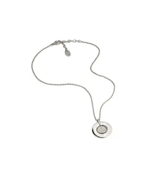 Gucci Trademark Pendant Necklace - Palladium-toned