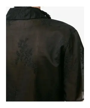 Our Legacy X-ray Shirt With Floral Embroidery