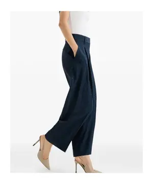 Brunello Cucinelli Dazzling Chalkstripe Slouchy Trousers - Black