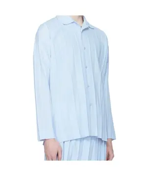 Issey Miyake Textured Panel Shirt