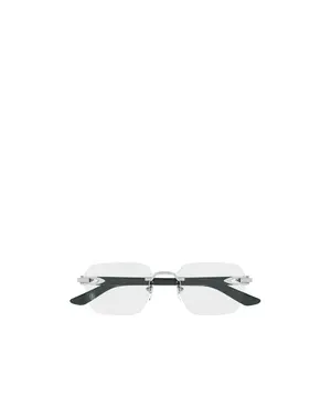 Cartier Geometric Frame Eyeglasses - White