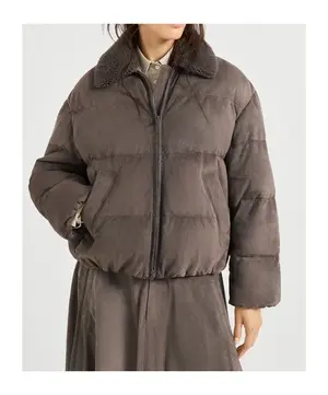 Brunello Cucinelli Monili Detail Down Jacket