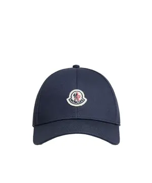 Moncler Logo Baseball Cap - Navy Blue