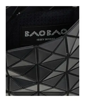 Issey Miyake Geometric Pattern Top Handle Bag