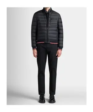 Bally Nylon Light Puffer Jacket With Quilted Detailing - Black