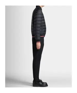 Bally Nylon Light Puffer Jacket With Quilted Detailing - Black