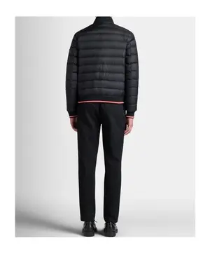 Bally Nylon Light Puffer Jacket With Quilted Detailing - Black
