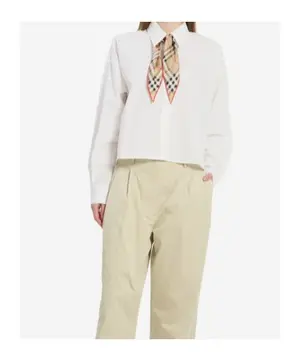 THE FRANKIE SHOP Arlen Boxy Shirt - White