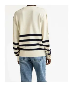J.W.ANDERSON Jw Anderson Buttoned Sleeve Breton Jumper