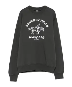 SPORTY  RICH Sporty & Rich Crewneck Long Sleeve Sweatshirt - No