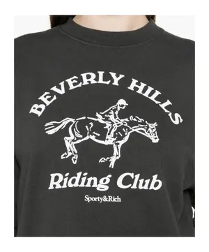 SPORTY  RICH Sporty & Rich Crewneck Long Sleeve Sweatshirt