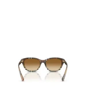 Burberry Geometric Frame Sunglasses - Brown