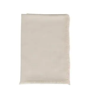 Max Mara Fringed Scarf - Nude