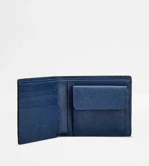TOD'S Logo-plaque Bi-fold Wallet - Black