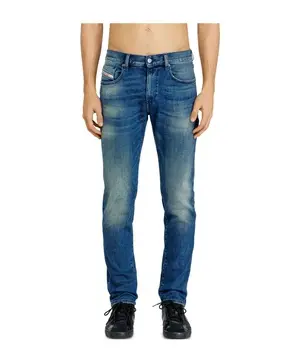 DIESEL® 2019 D-strukt Logo Jeans - Medium Blue