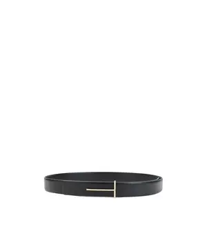 TOM FORD T Buckle Belt - Black
