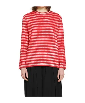 Comme Des Garçons Long Sleeve Striped T-shirt