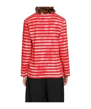 Comme Des Garçons Long Sleeve Striped T-shirt