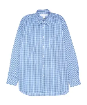 Comme Des Garçons Plaid Shirt - Blue