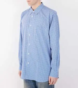 Comme Des Garçons Plaid Shirt - Blue